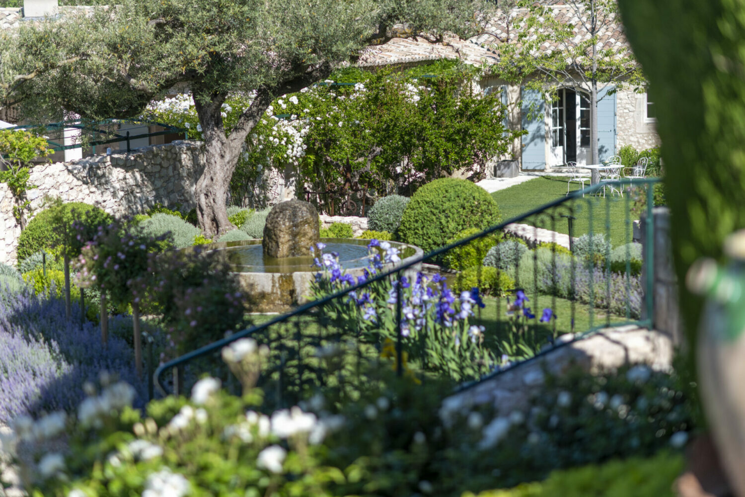 Cascade garden in the historical center of a Provençal village - BOSC ...